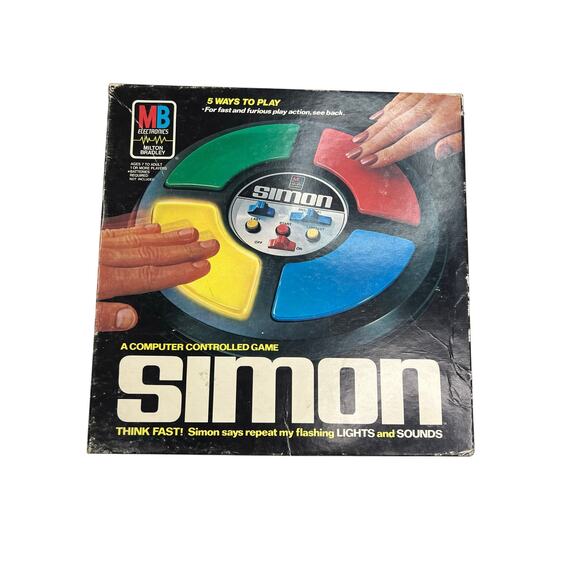Milton Bradley | Toys | Vintage Simon Says Electronic Game Usa 978 ...